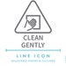 Clean Gently Jewelry Care Line Icon SVG, Minimalist Wipe With Soft ...