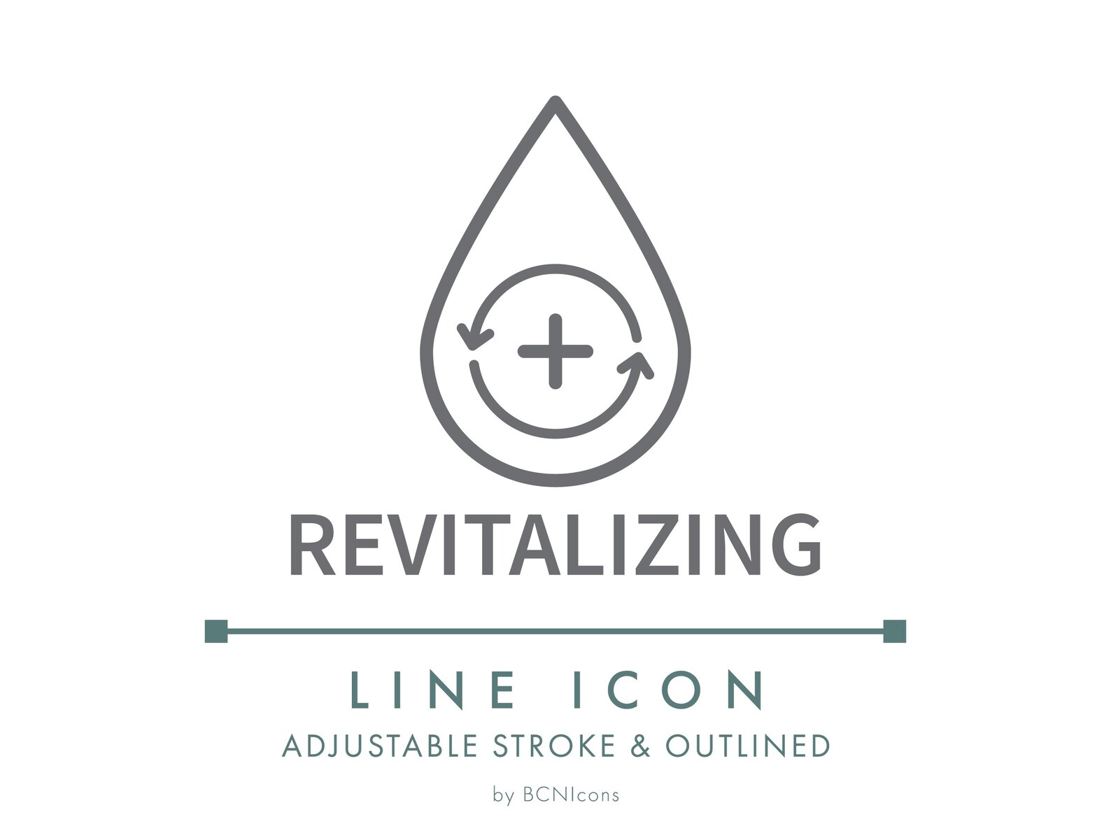 Revitalizing Line Icon SVG, Nourishing Skincare Cosmetics Packaging ...