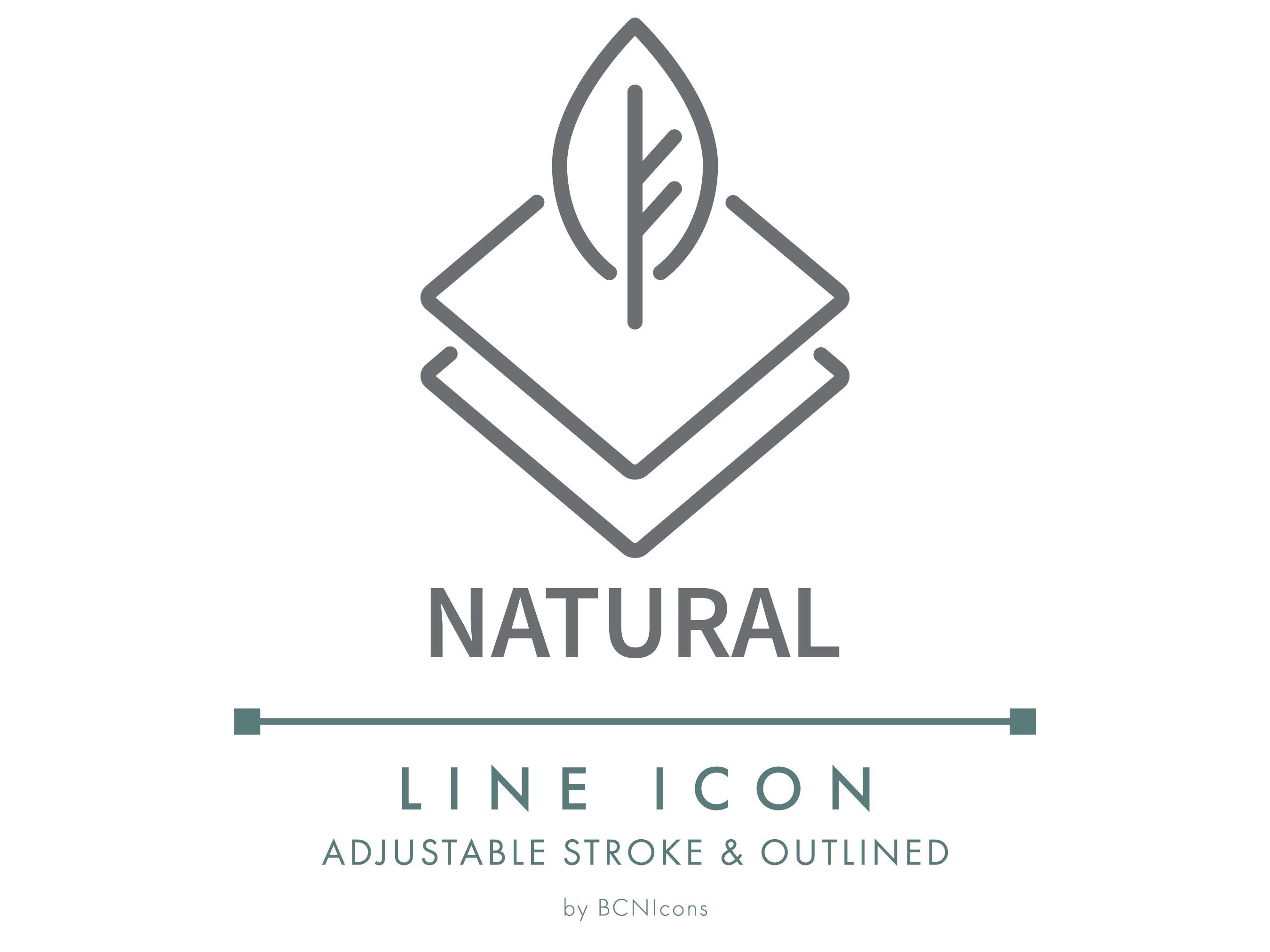 Natural Textile Material Line Icon SVG, Eco Friendly Fabric Feature ...