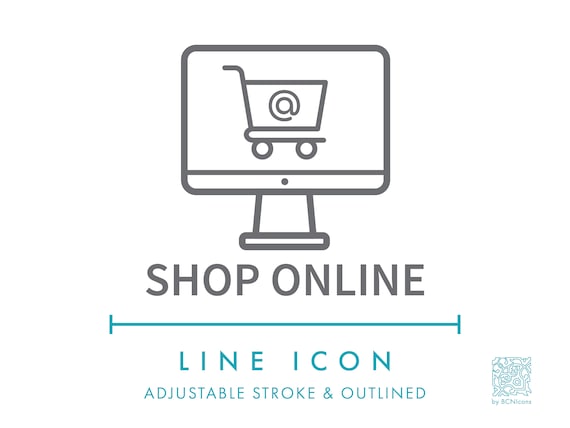 Icona Del Negozio Png Riordina L'icona Della Linea Di E Commerce SVG,