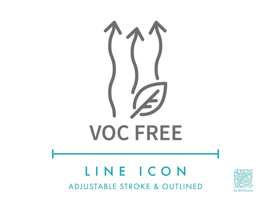 VOC Free Line Icon SVG, Minimalist Eco Friendly Candle Making ...