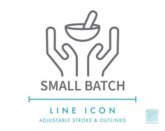 Flame Candle Line Icon SVG Minimalist Fire Candle Packaging - Etsy