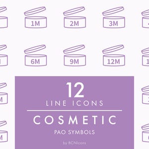 PAO SYMBOL Line Icons Pack Svg, Minimalist Packaging Icon Bundle PNG ...