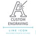 Custom Engraving Line Icon SVG, Minimalist Made to Order Personalized ...