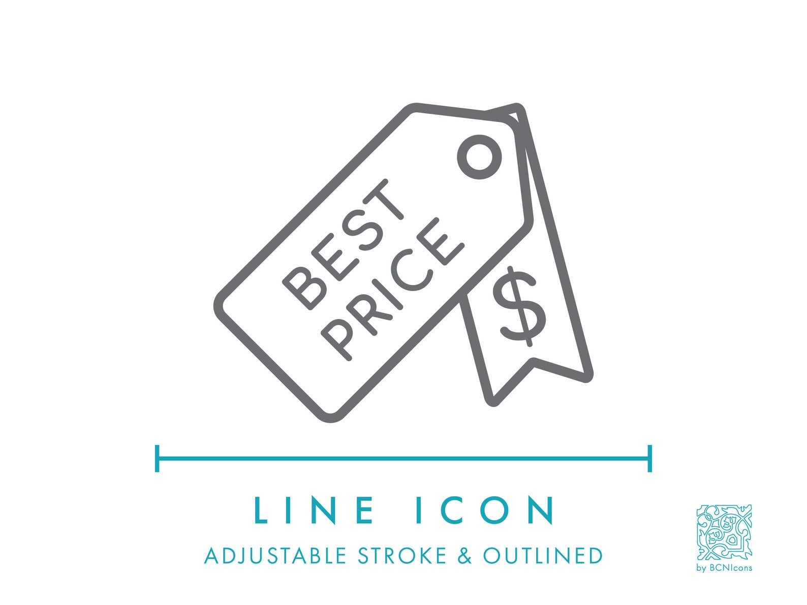 Best Price Ecommerce Line Icon SVG, Minimalist Shop Guarantee Icon PNG ...