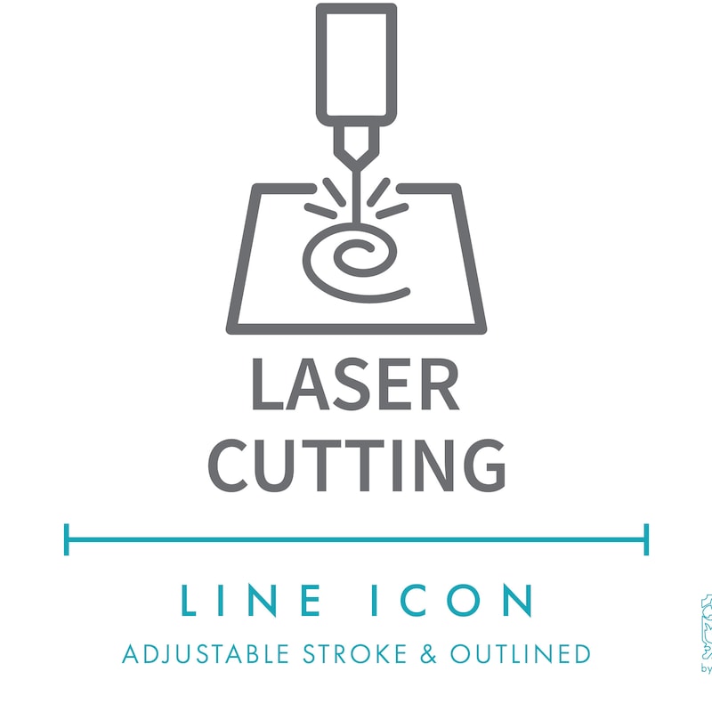 Laser Cutting Icon - Etsy