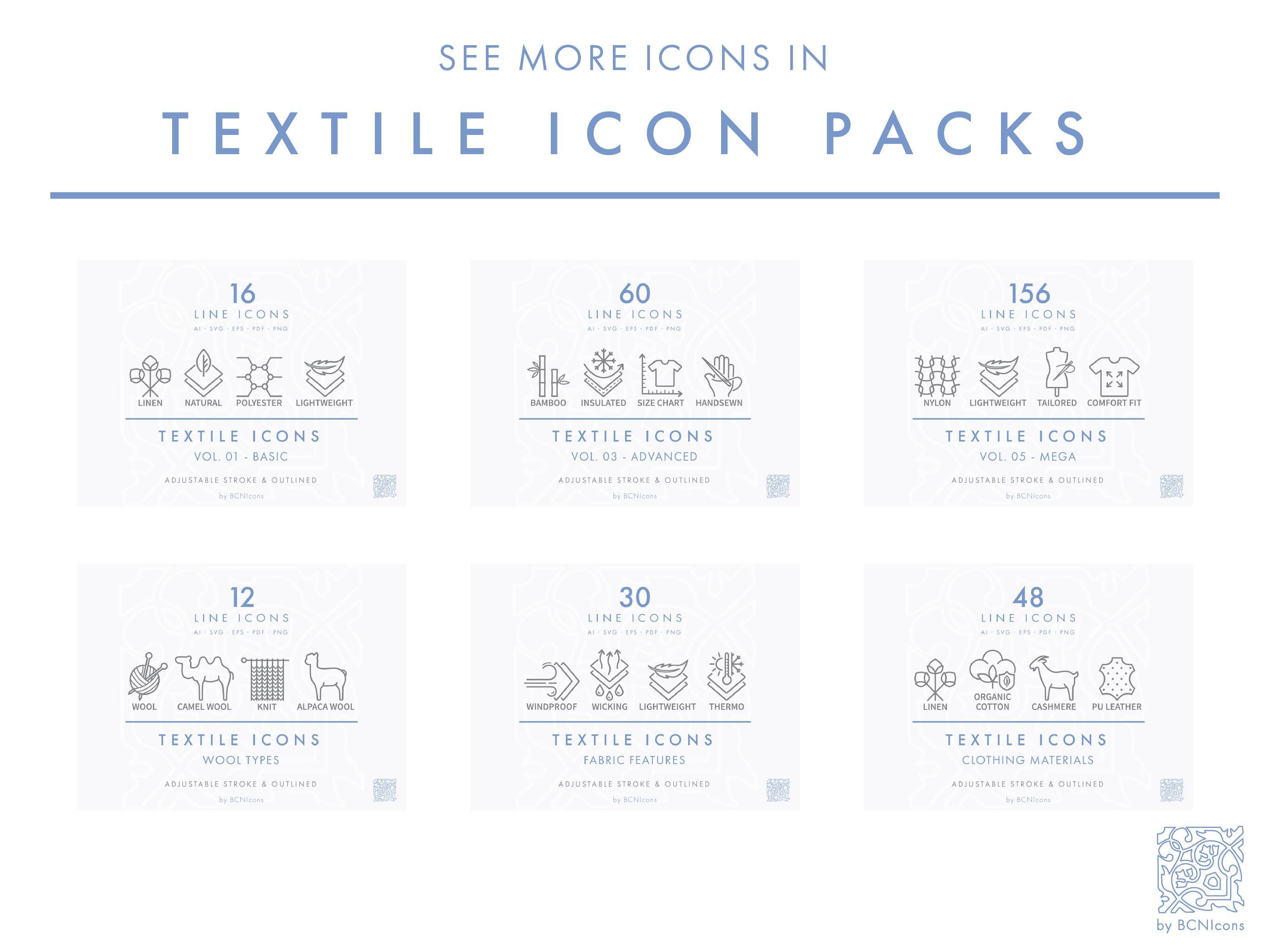 Viscose Fiber Material Line Icon SVG, Minimalist Natural Recycled ...
