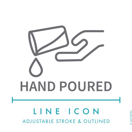 Small Batch Line Icon SVG Minimalist Small Business Packaging - Etsy