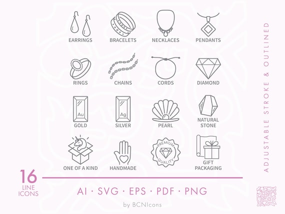 Minimal line jewellery store
