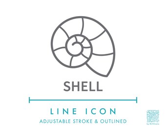 Conch Symbol Logo - Etsy