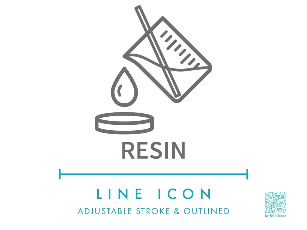 Resin Jewelry Line Icon SVG, Minimalist Polymer Clay Earrings Jewellery ...