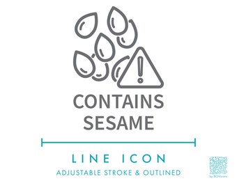 Sesame Allergy Icon - Etsy