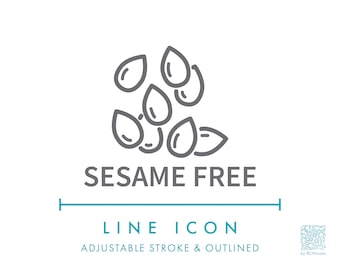 No Sesame Seeds Svg - Etsy Ireland