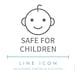 Safe for Children Line Icon SVG, Minimalist Safe Product Packaging Icon ...