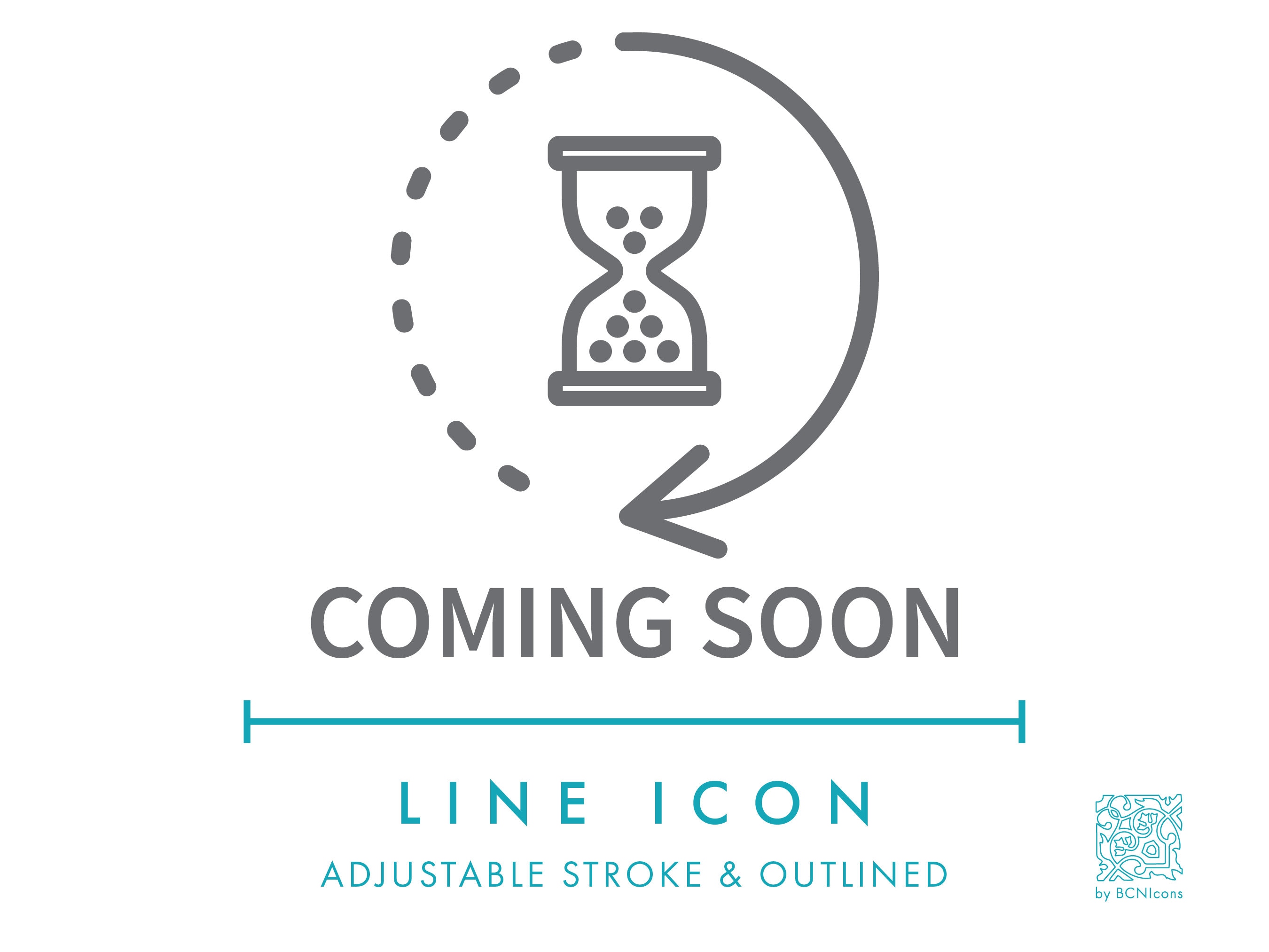Coming Soon Ecommerce Line Icon SVG, Minimalist New Product Online ...