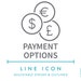 Payment Options Ecommerce Line Icon SVG, Minimalist Currency Symbols ...