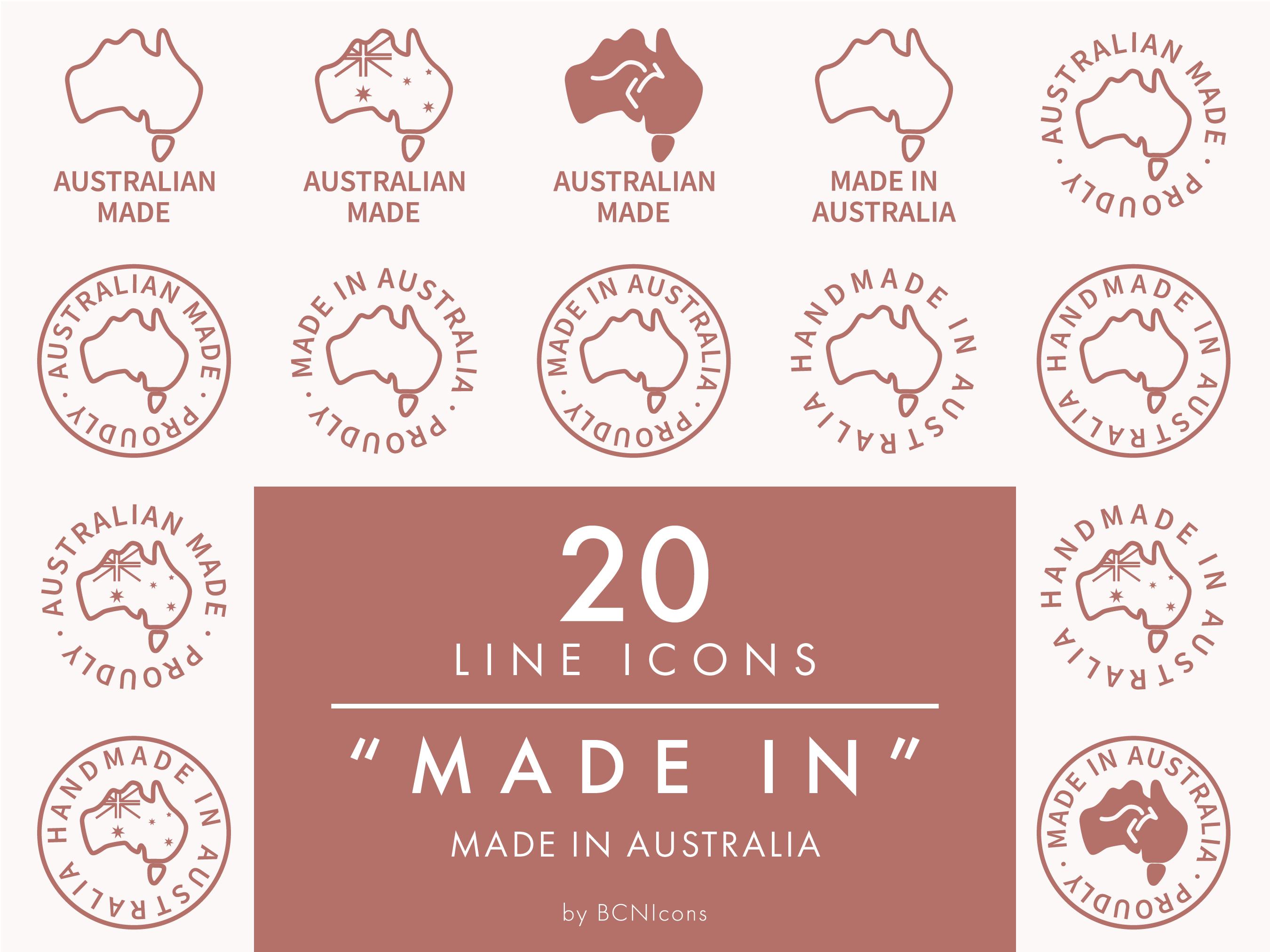 Made In Australia Logo Design