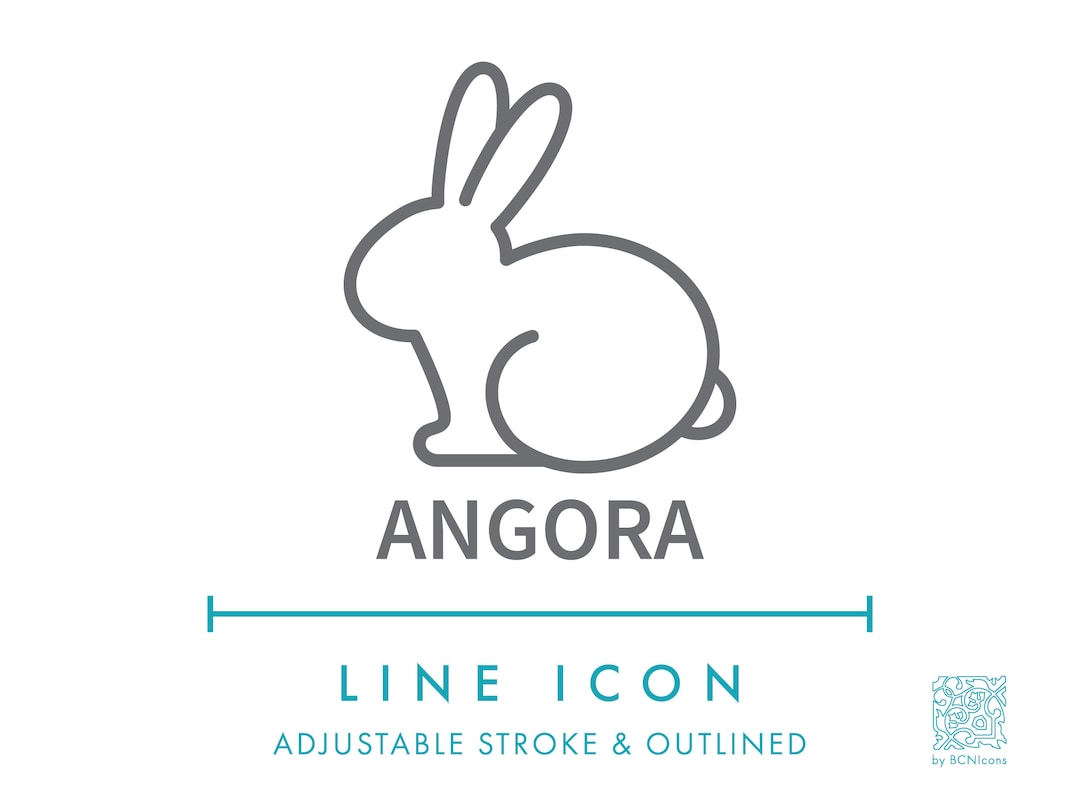 Angora Wool Textile Line Icon SVG, Minimalist Fabric Fiber Clipart PNG ...