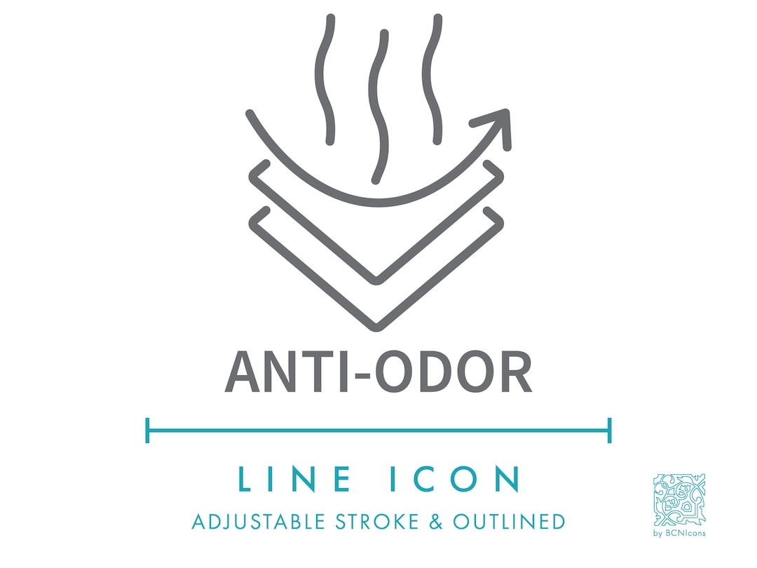 Anti-odor Textile Material Line Icon SVG, Minimalist Odor Resistant ...