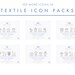 Reflective Textile Material Line Icon SVG, Minimalist Light Reflecting ...
