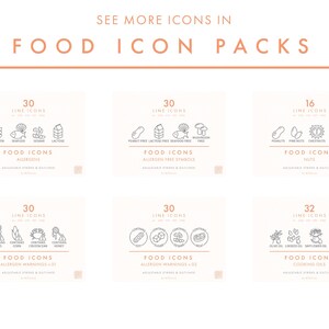Cooking Oils Symbols Line Icons Pack SVG, Minimalist Type of Culinary ...