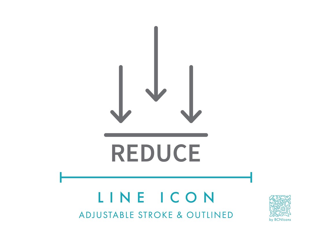 Reduce 3rs Reuse Recycle Line Icon SVG, Minimalist Eco Friendly ...