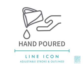 Micro Batch Line Icon SVG, Minimalist Small Business Packaging Icon PNG ...