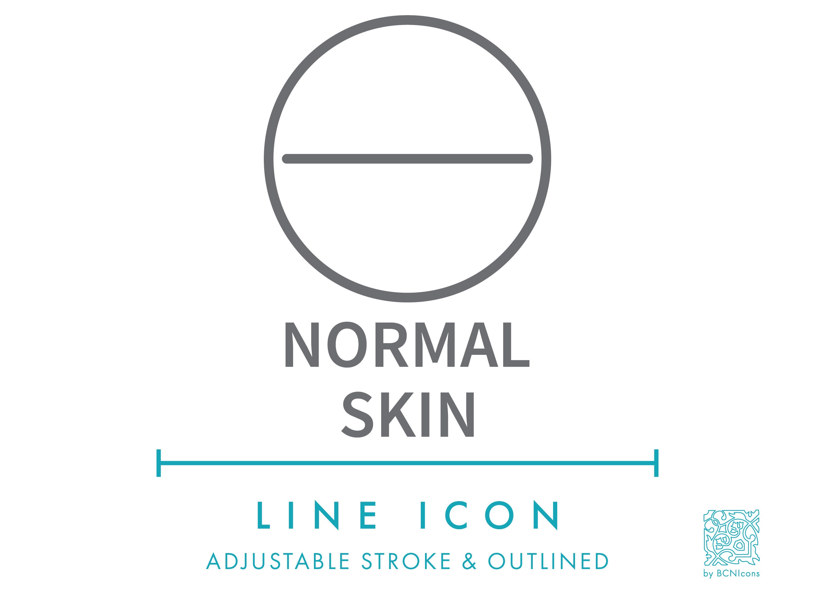 Normal Skin Line Icon SVG, Minimalist Cosmetics Packaging Icon, Beauty ...