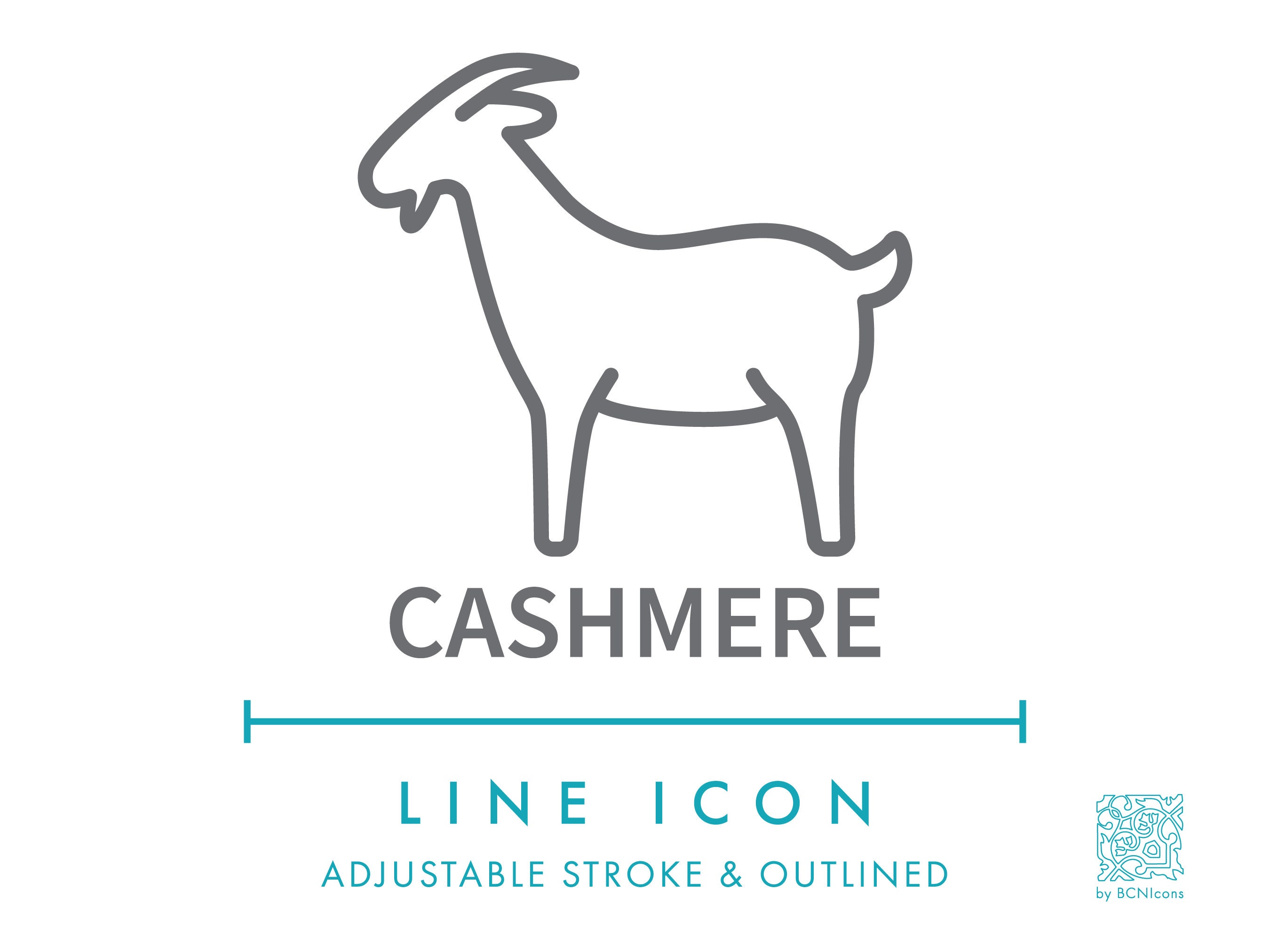 Cashmere Wool Textile Line Icon SVG, Minimalist Fabric Fiber Clipart ...