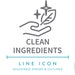 Clean Ingredients Line Icon SVG, Minimalist Natural Bio Food and ...