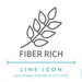 Fiber Rich Line Icon SVG, Minimalist High Fiber Nutrition Food Symbol ...