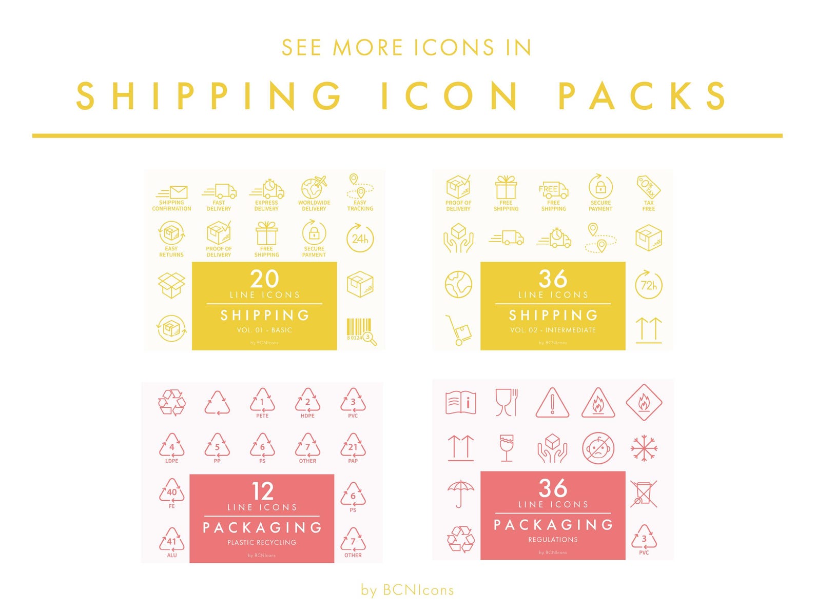 PAO SYMBOL Line Icons Pack Svg, Minimalist Packaging Icon Bundle PNG ...
