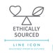 Ethically Sourced Line Icon SVG, Minimalist Eco Friendly Packaging Icon ...