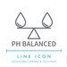 Ph Balanced Line Icon SVG, Minimalist Neutral Ph Natural Cosmetics ...