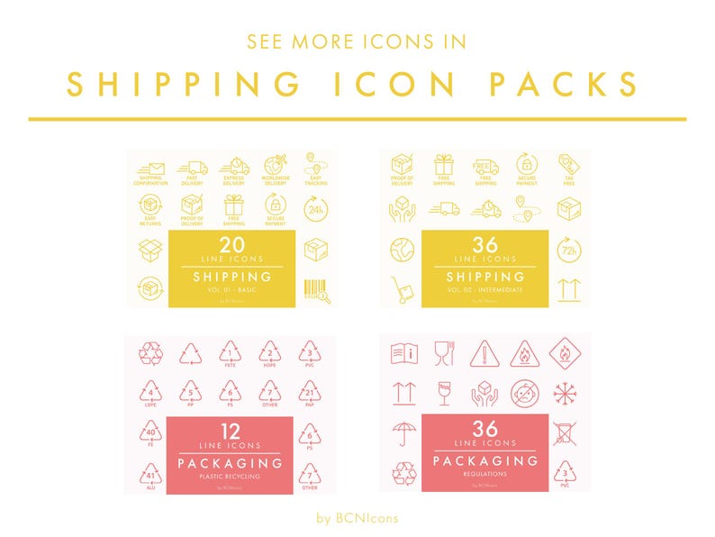 Express Delivery Ecommerce Shipping Line Icon SVG, Minimalist Order ...