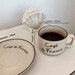 Parisian Inspired French Style Ceramic Coffee Tea Cup Saucer Set ...