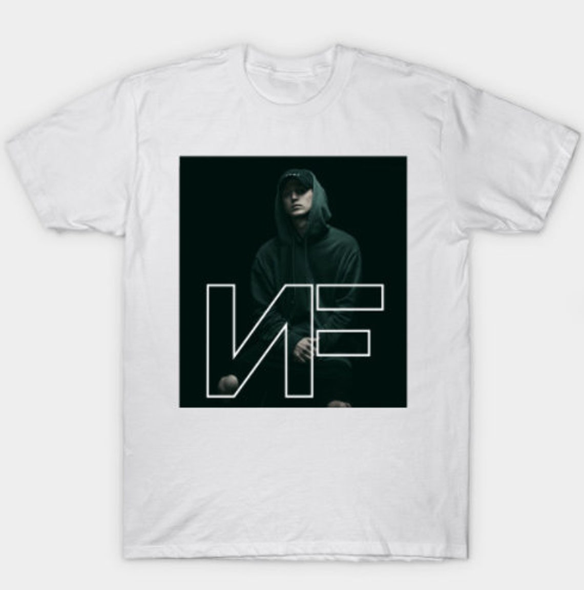NF logo with face Shirt NF Rapper Shirt NF American Rapper | Etsy