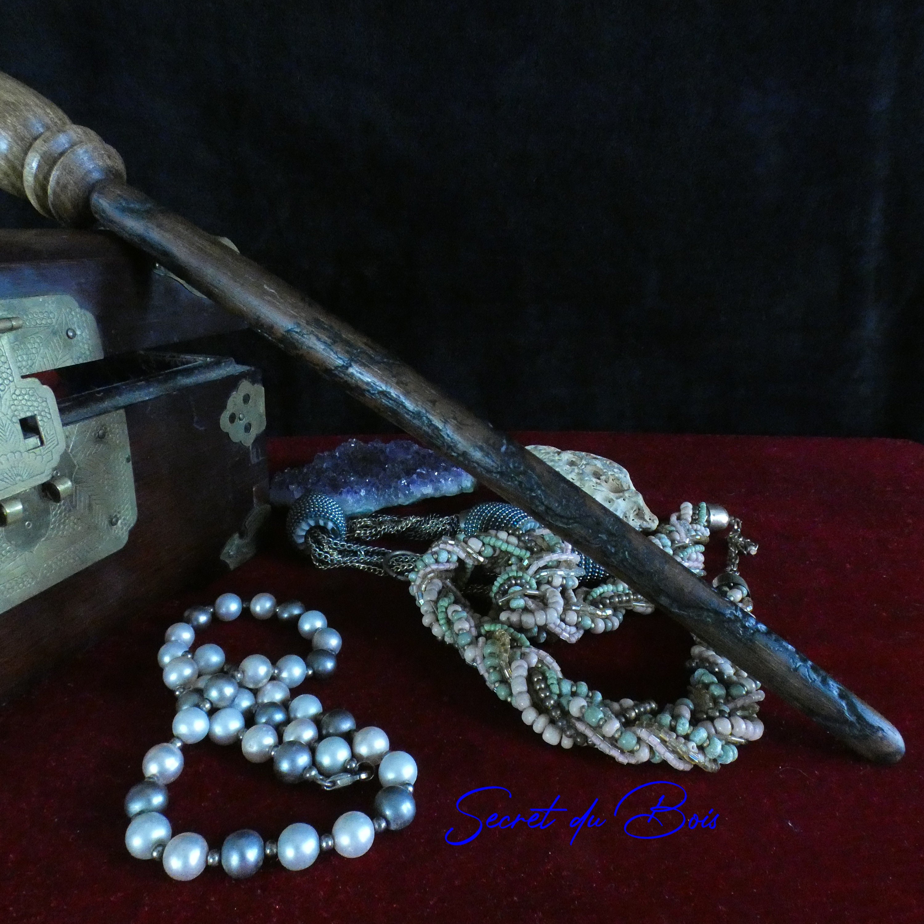 Acacia Wood Magic Wand, Turned by Hand, Customizable. L 40 Cm - Etsy