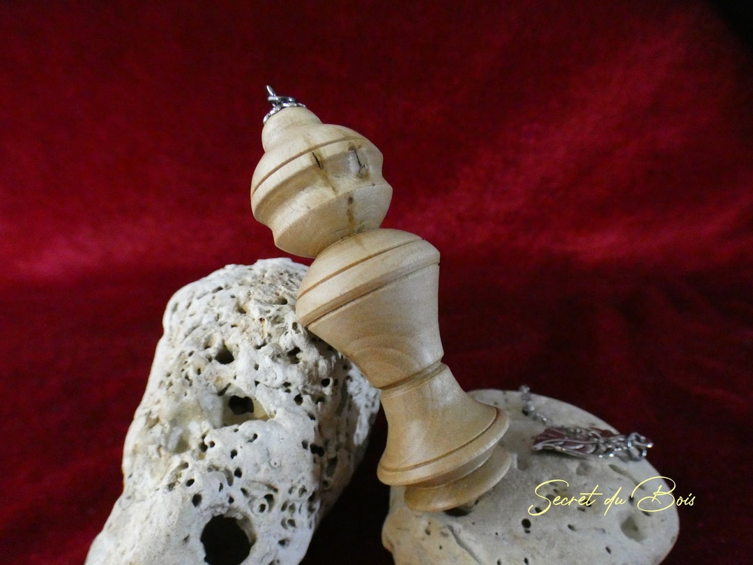 Boxwood Divinatory Pendulum, Turned Wood Dowsing Pendulum. - Etsy