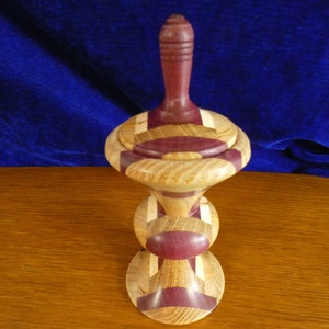 Spinning Top and Its Stand in Wooden Assembly, Paperweight, Collection ...