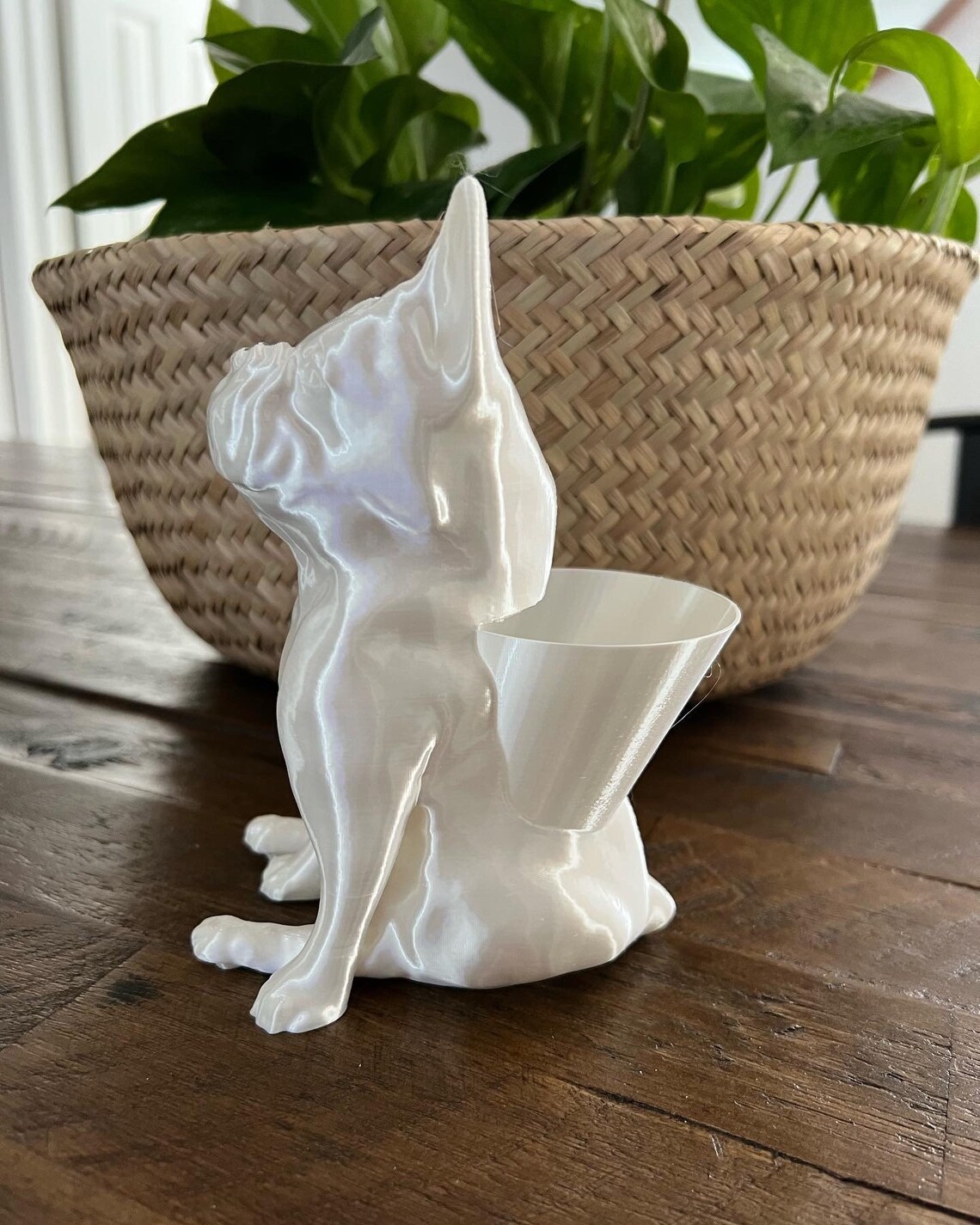 Frenchie Planter French Bulldog Pot Unique Frenchie Items | Etsy