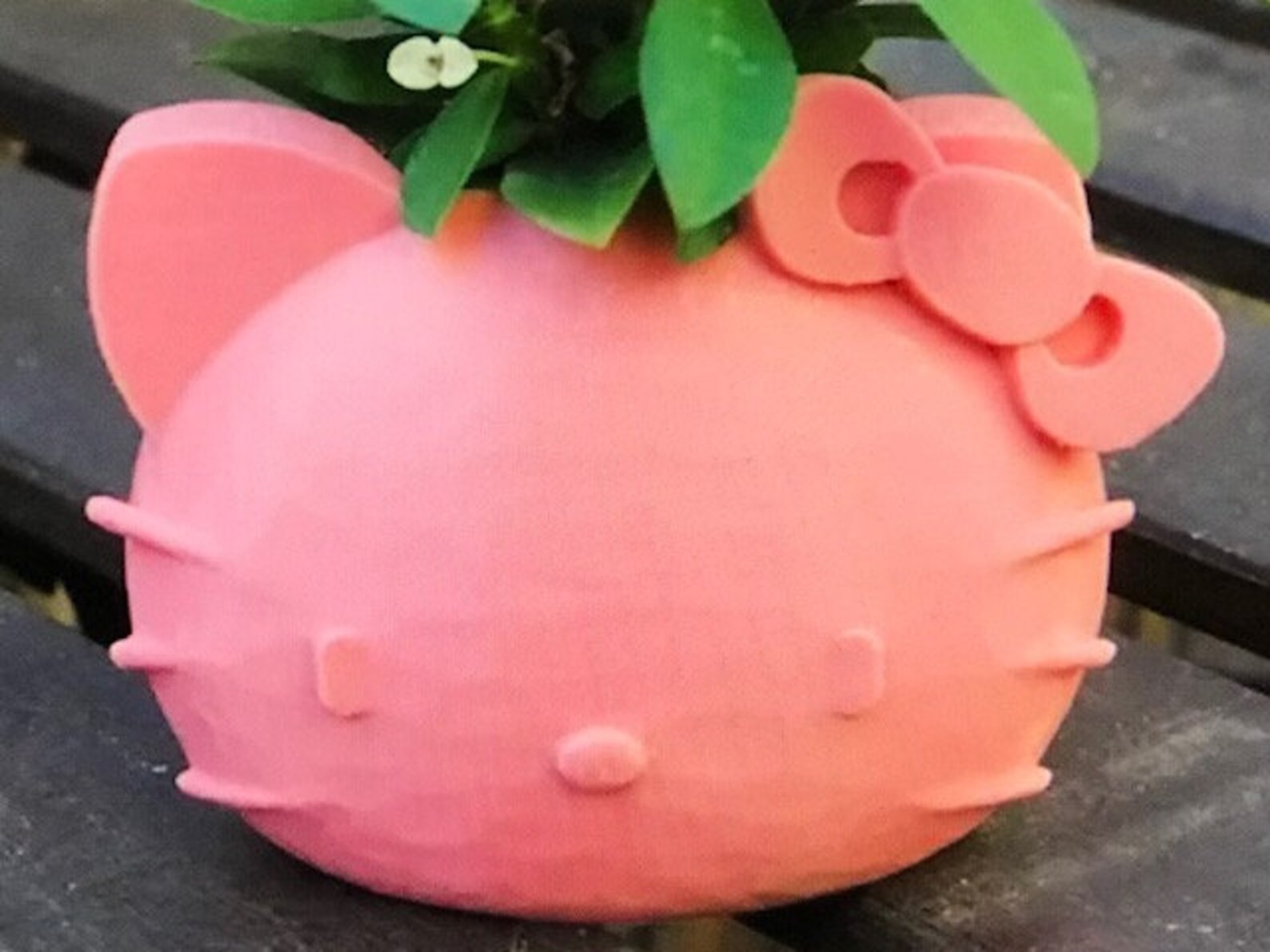 Hello Kitty Planter 3D printed Kitty Pot NEW Many | Etsy