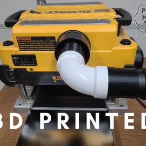 DW735 (dw735x) Dewalt Planer 90 Degree Vacuum Adapters Transitions to 2 ...