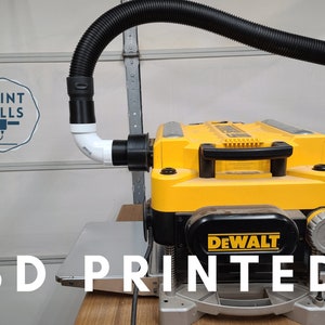 DW735 (dw735x) Dewalt Planer 90 Degree Vacuum Adapters Transitions to 2 ...