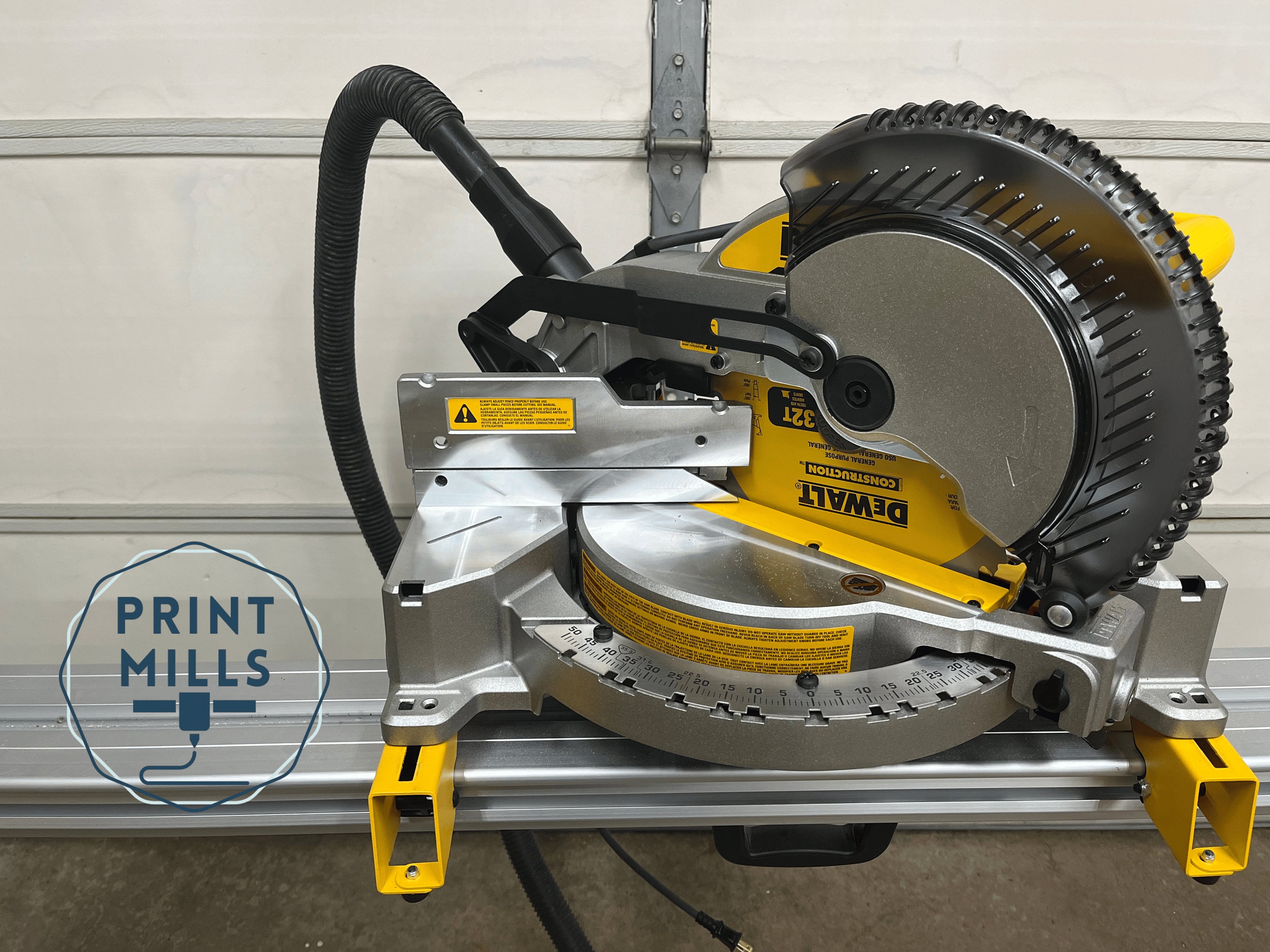 Dewalt Miter Saw Vacuum Adapter to 1 1/4 Shop Vacuum Hose Saws DWS713 ...