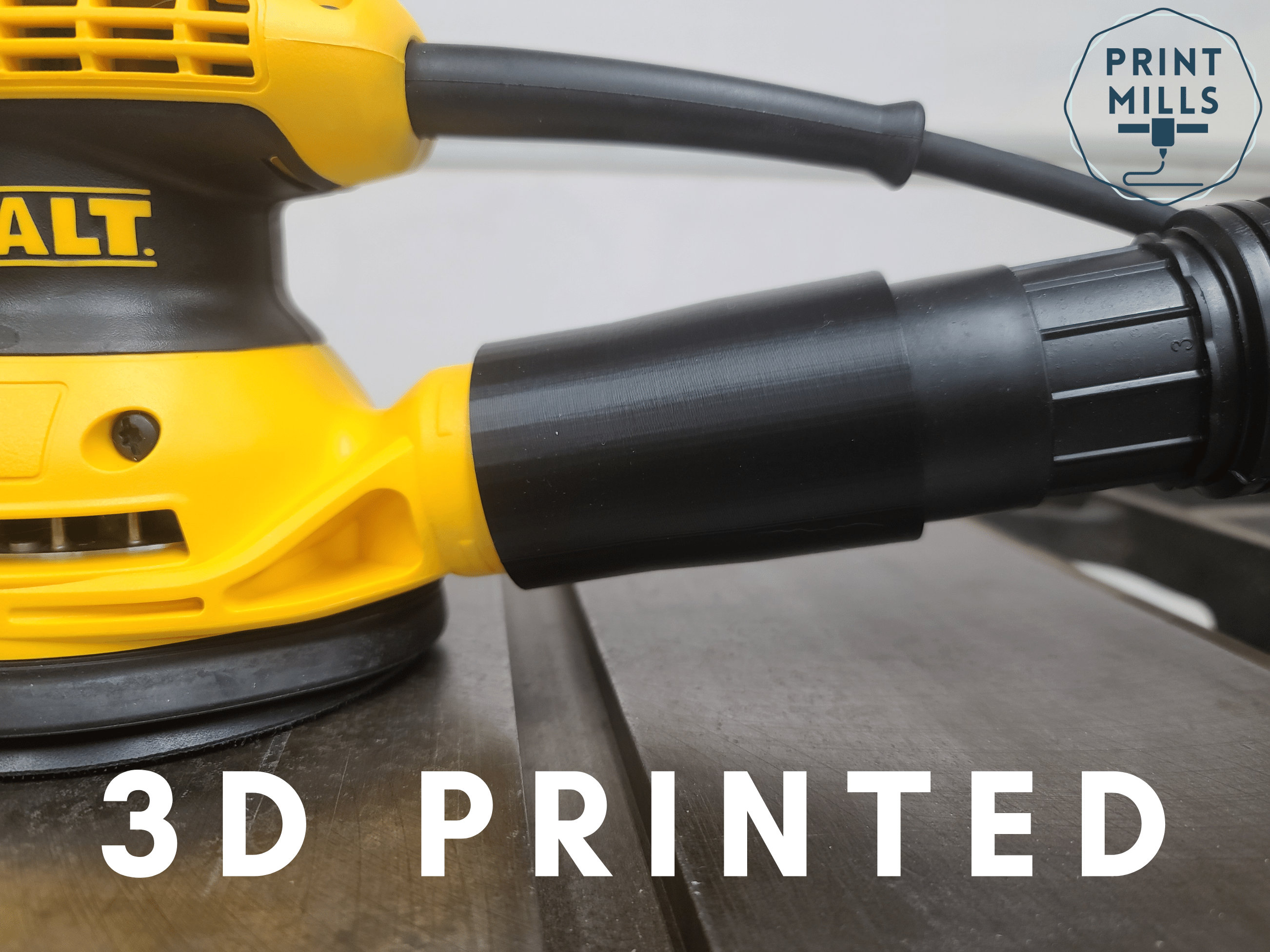 Dewalt Sander to 1 7/8” Shop Vacuum Hose Adapter - Sanders DCW200 ...