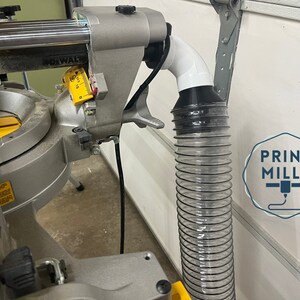 Dewalt Miter Saw 90 Degree Vacuum Adapters Transitions to 4" Soft ...