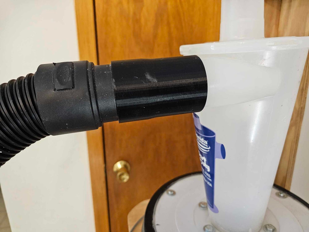 2.5" Shop-vac Hose Dust Adapter for Dust Deputy Cyclone Dust Separator ...