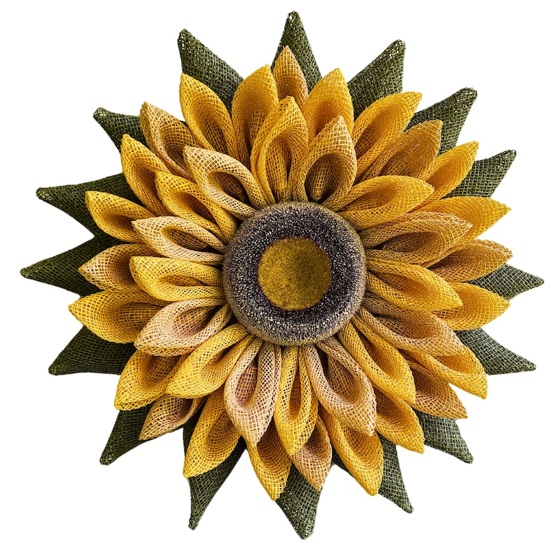 Petal Burlap Wreath - Etsy