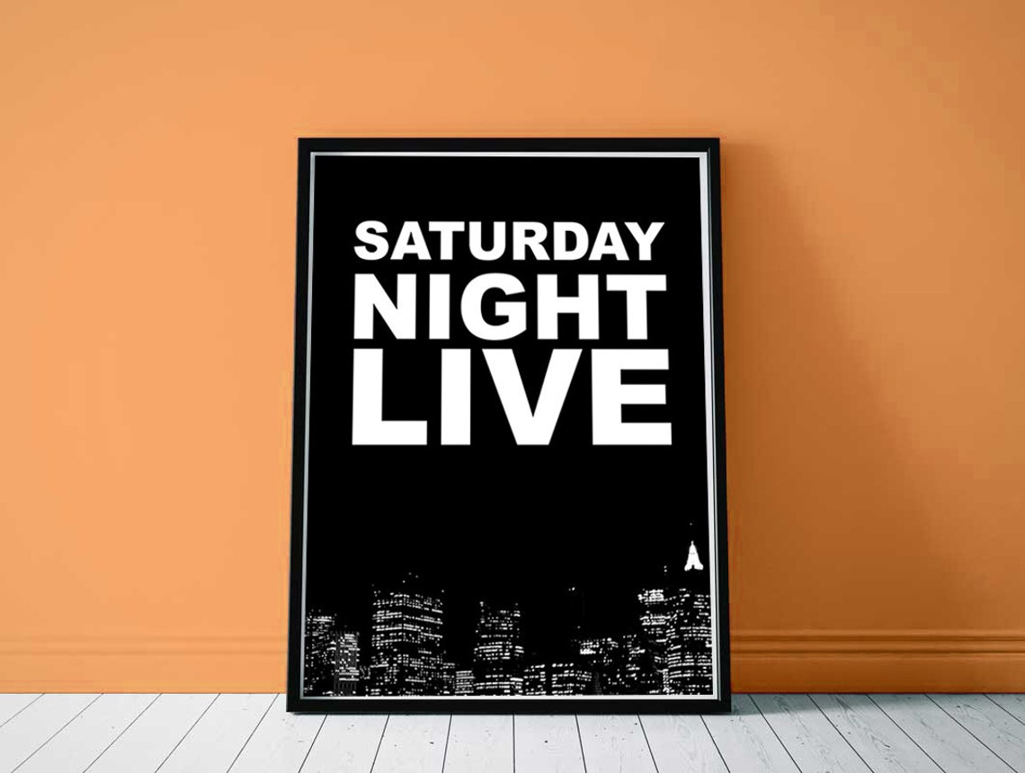 Saturday Night Live Poster Saturday Night Live Custom Print | Etsy